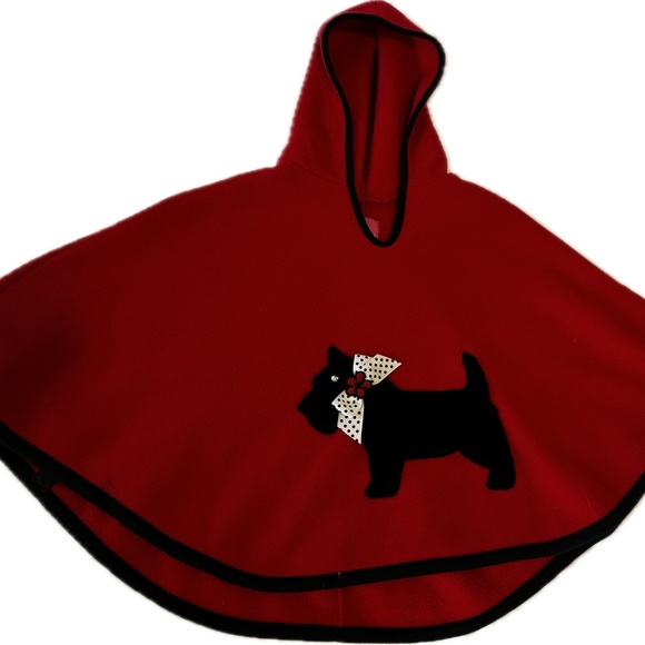 Jackets & Coats | Toddler Girl Red Cape With Scottie Dog Detail | Poshmark